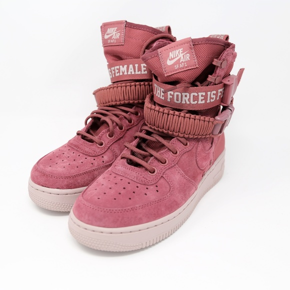 Nike | Shoes | Nike Womens Sf Af Air Force 1 Vintage Wine Aj170 | Poshmark